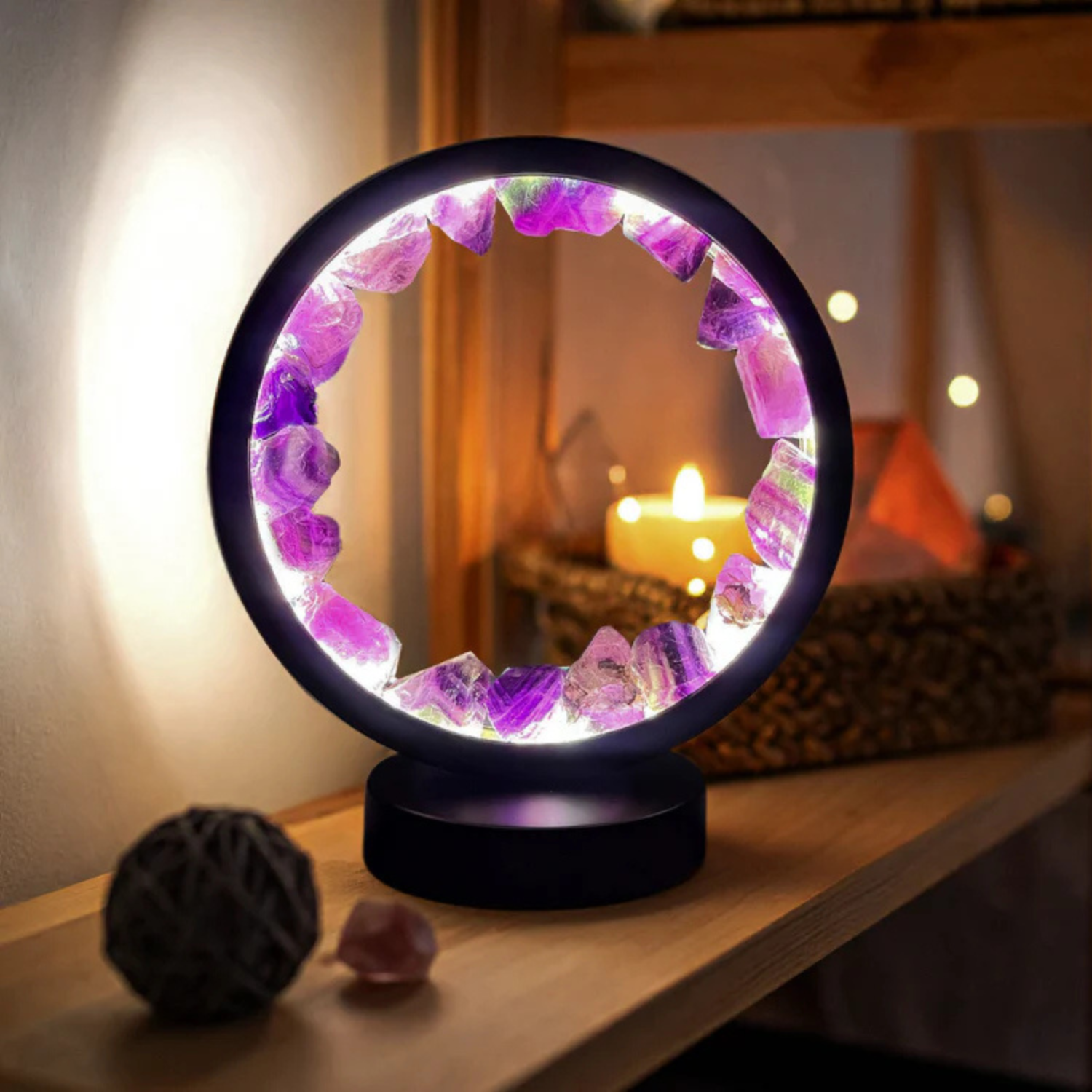 Gleneagles Earth Crystal Lamps | Natural LED Light Décor