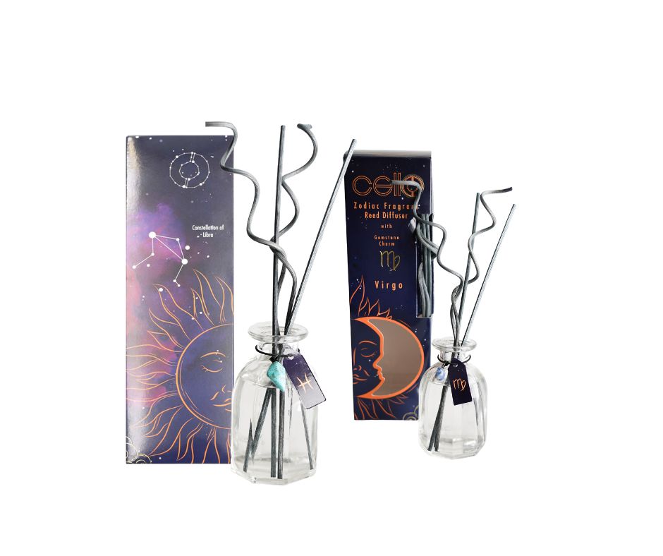 Zodiac Reed Diffusers | Unique Scents & Gemstones | Collectables