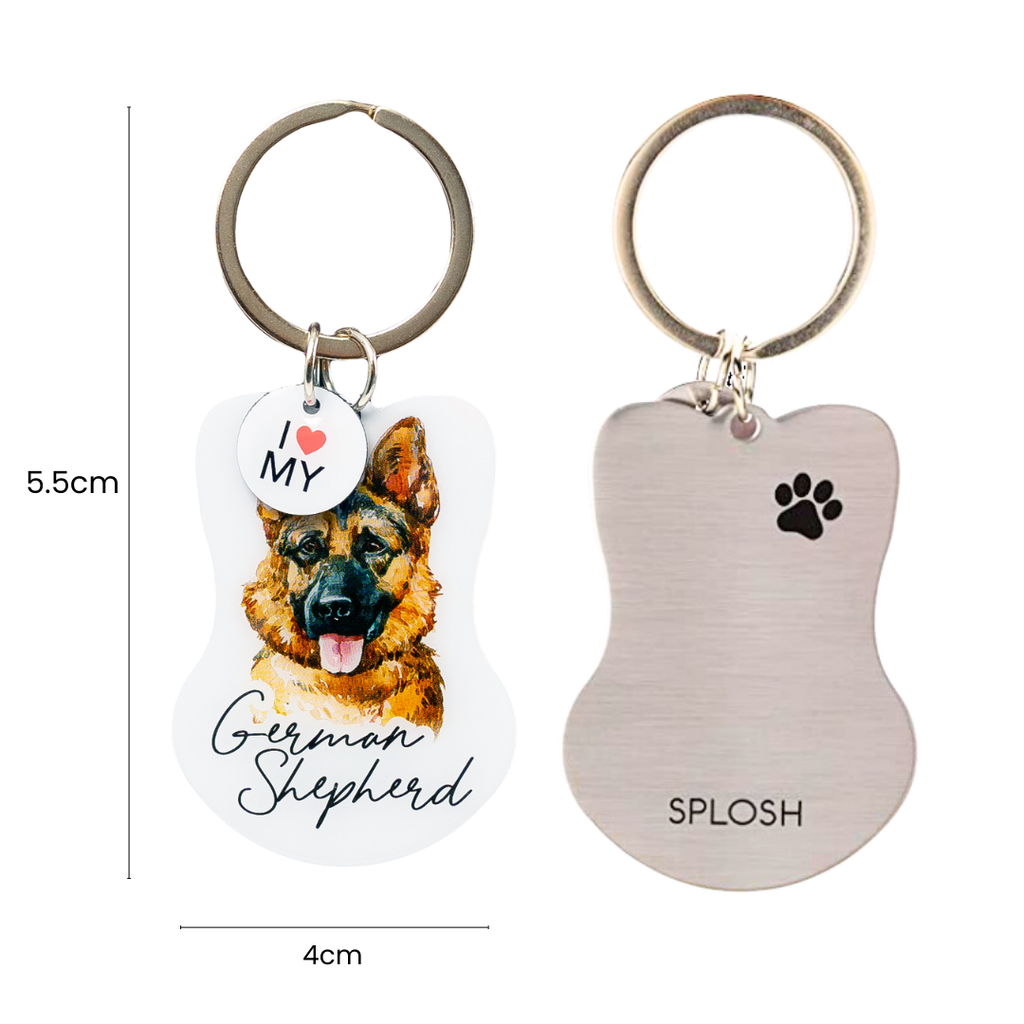Splosh Pet Keyring - German Shepherd | Collectables