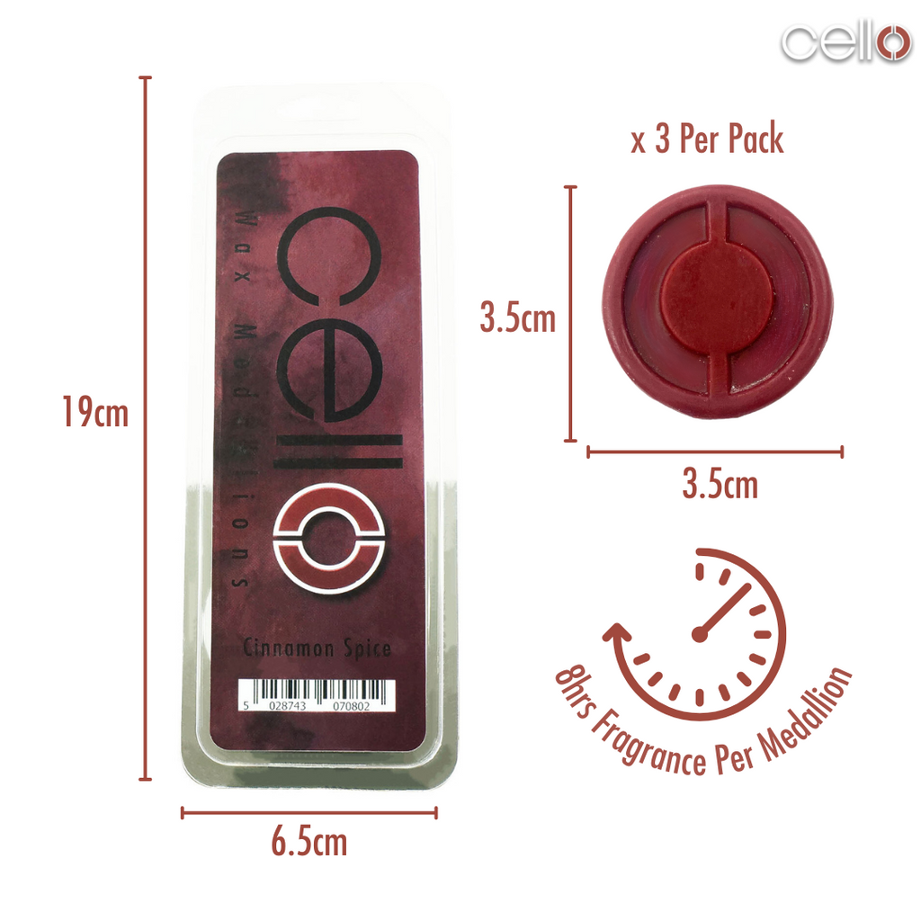 Cello Wax Medallions - Cinnamon Spice | Collectables