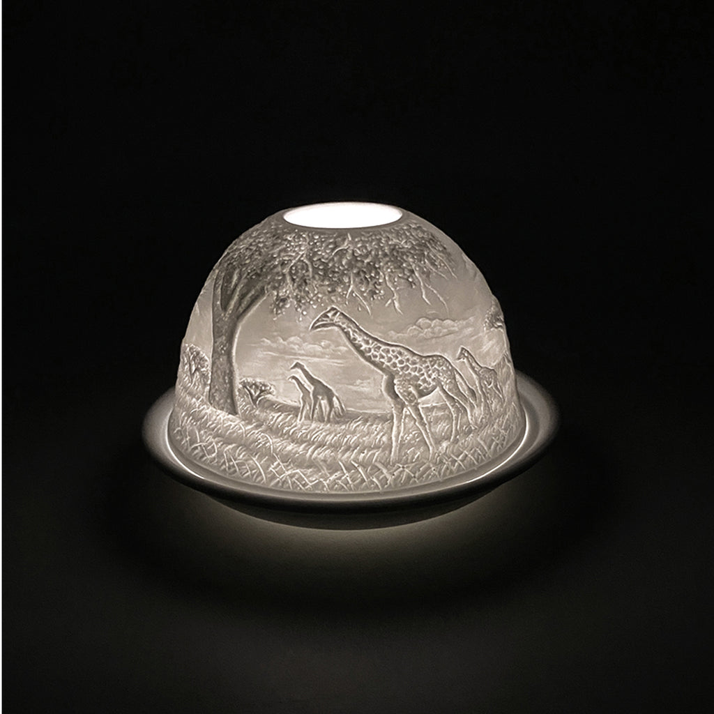 Cello Tealight Dome - Giraffe | Collectables