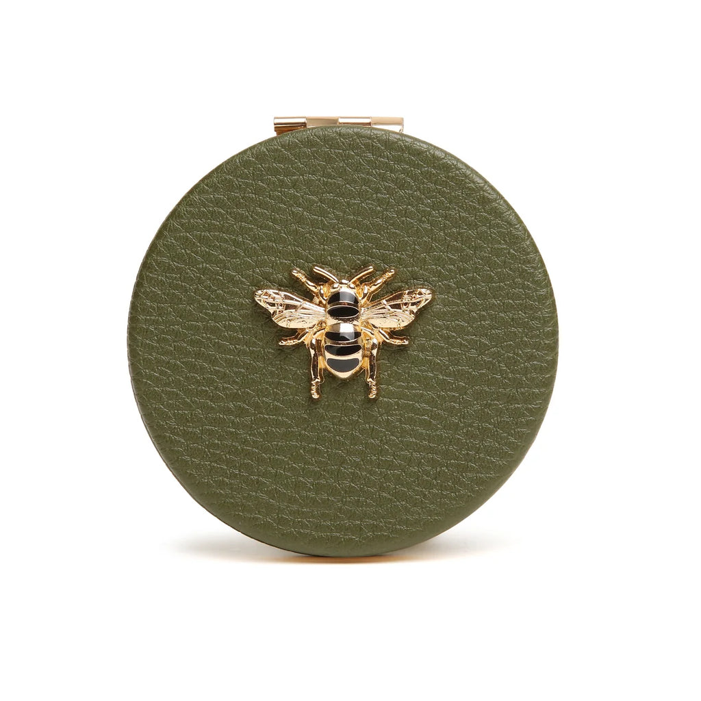 Alice Wheeler Olive - Round Mirror compact