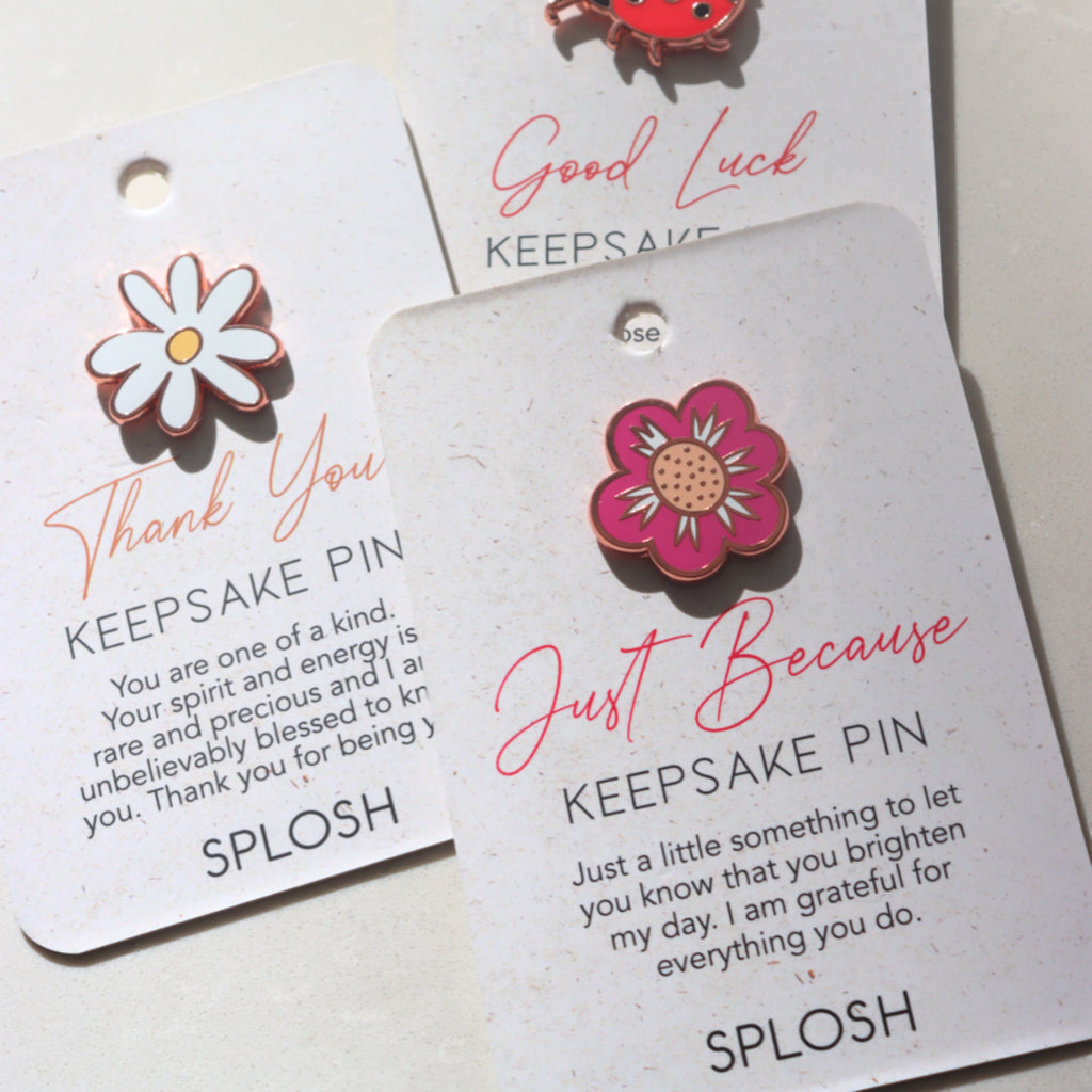 Splosh Keepsake Pin - Thank You | Collectables