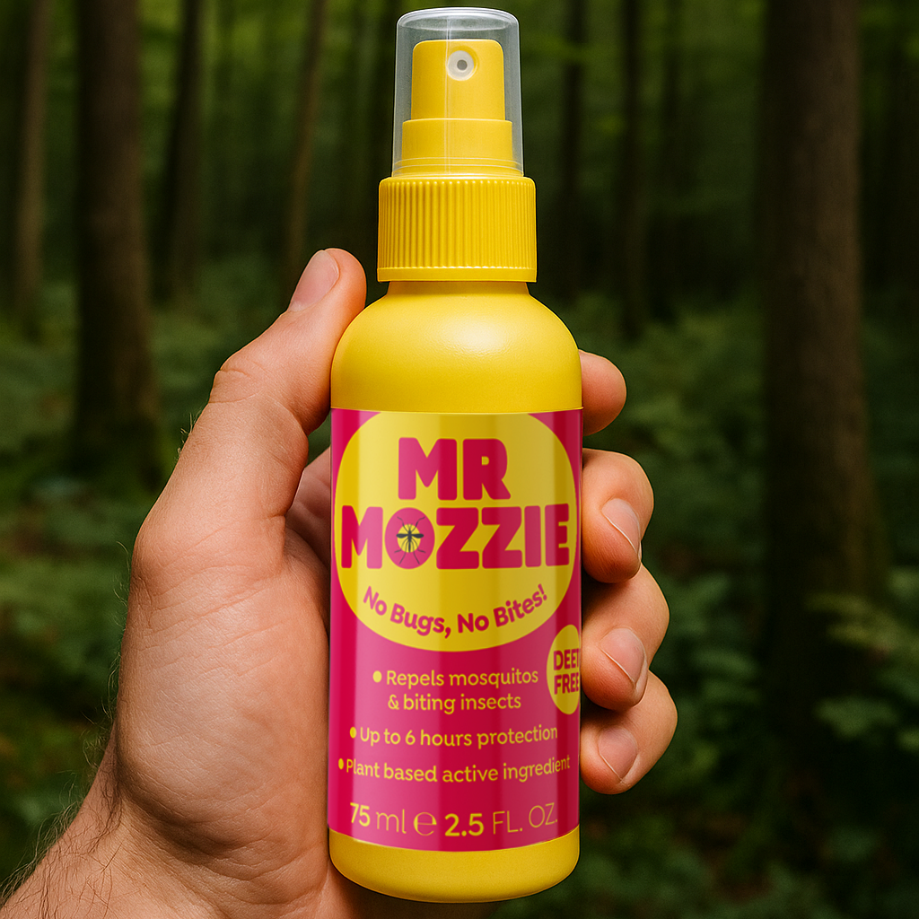 Mr Mozzie Insect Repellent Spray 75ml â€“ DEET Free, Natural, Vegan