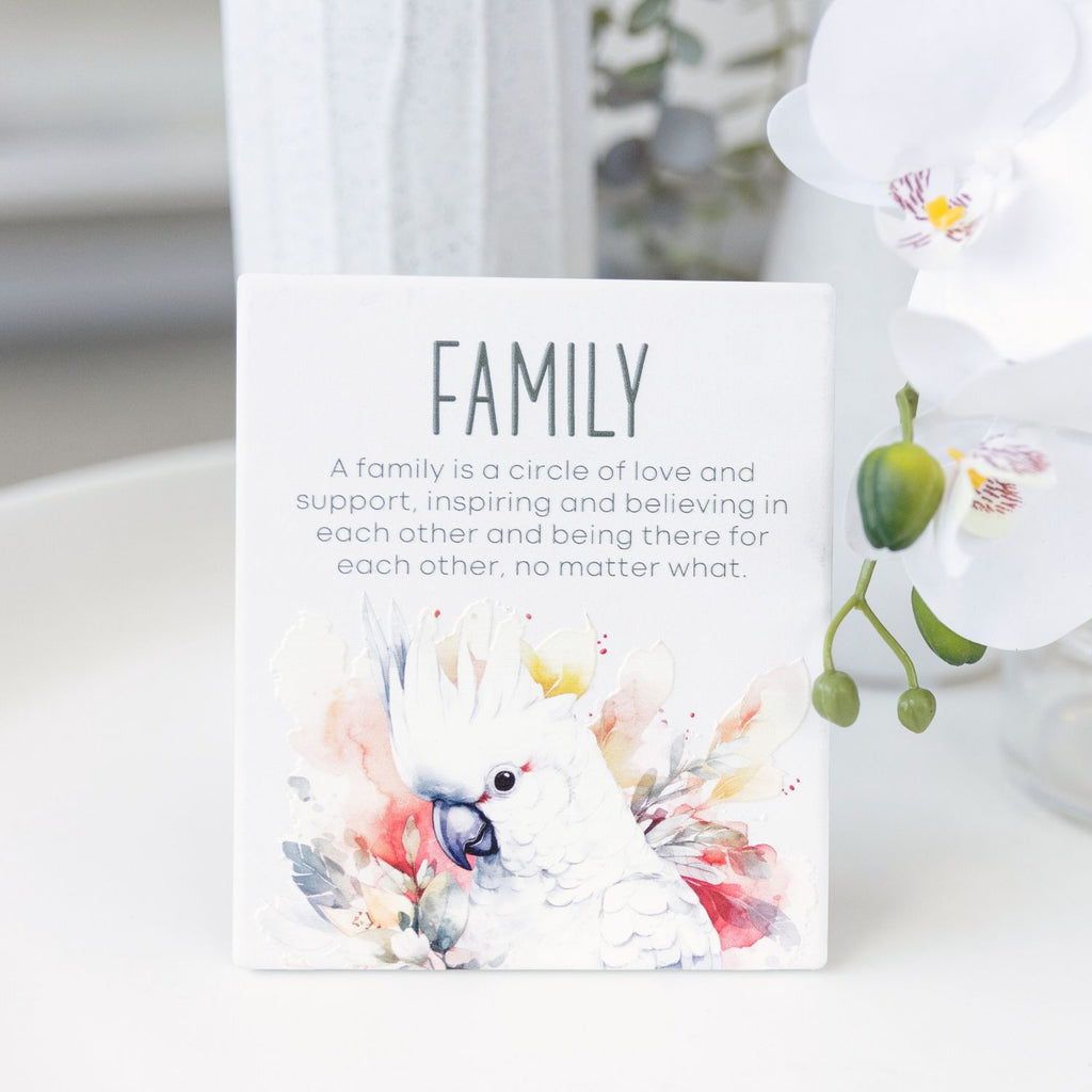 Splosh - Family Verse Sign - Native Blooms | Collectables