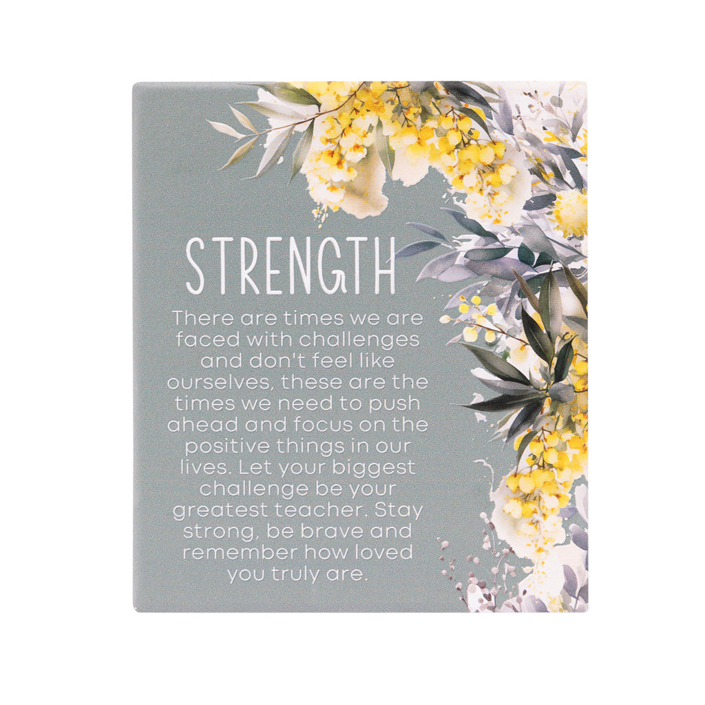 Splosh - Strength Verse Sign - Native Blooms | Collectables