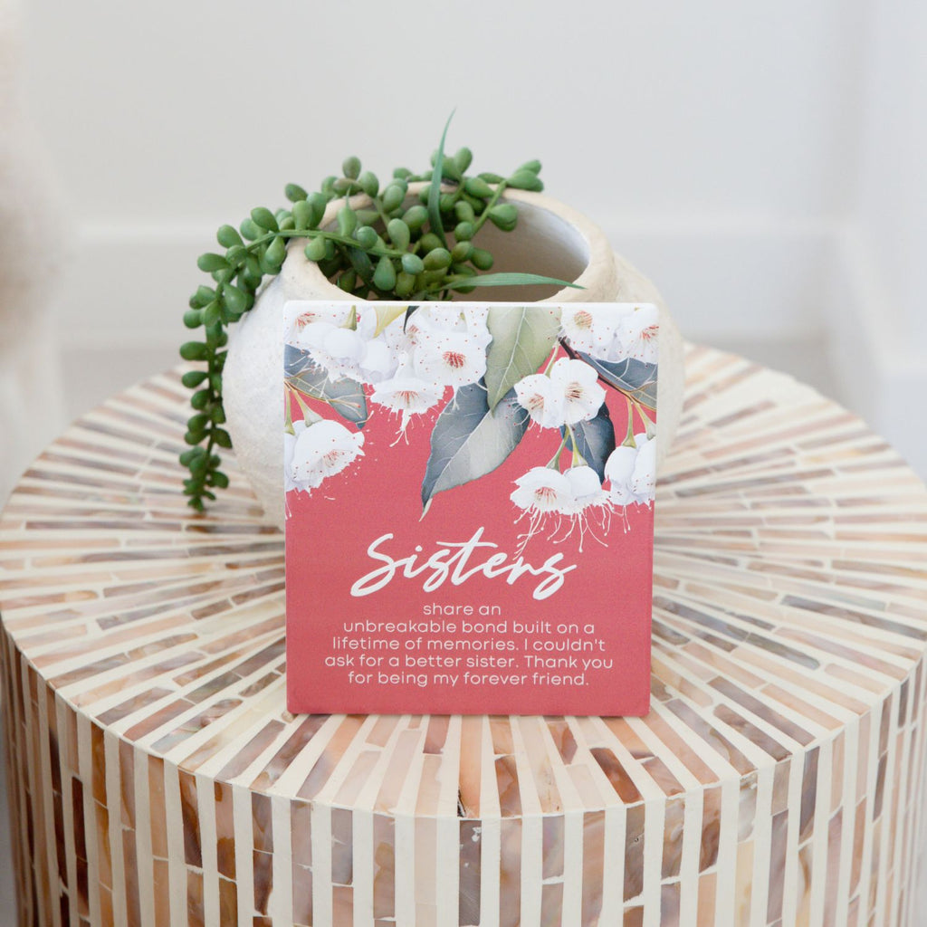 Splosh - Sisters Verse Sign - Native Blooms | Collectables