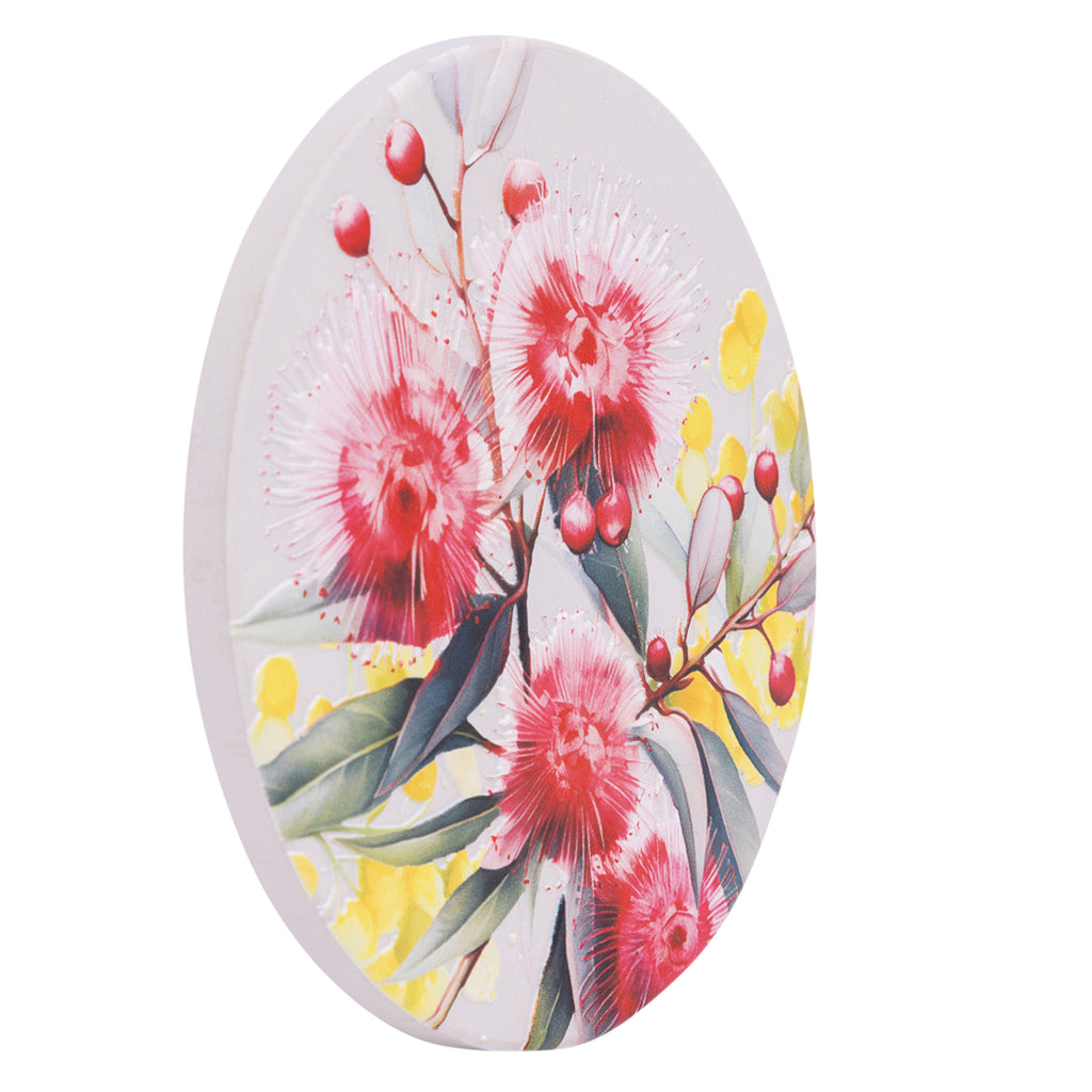 Splosh - Red Wattle Ceramic Coaster - Native Blooms | Collectables