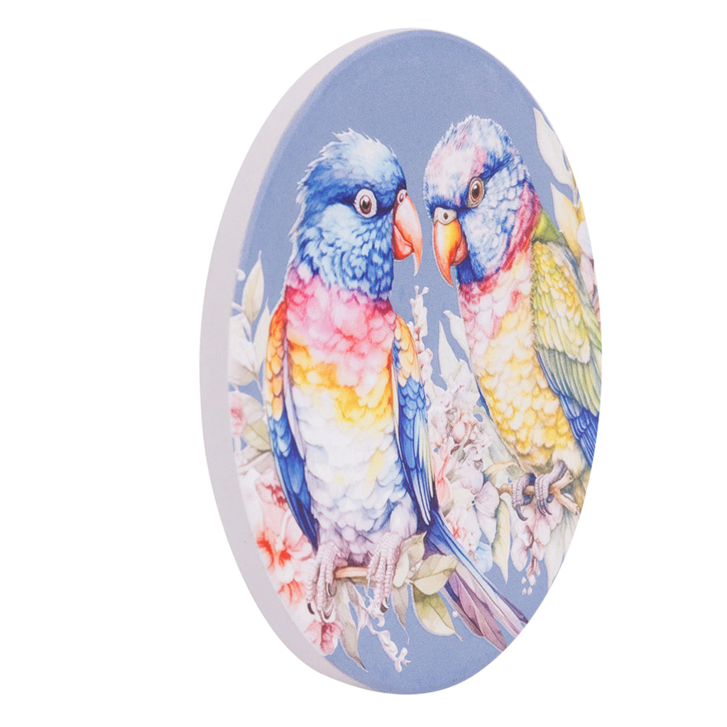 Splosh - Lorikeets Ceramic Coaster - Native Blooms | Collectables