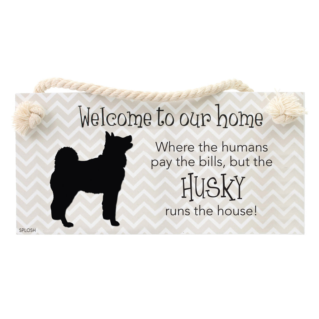Splosh Husky Dog Breed Hanging Sign | Collectables