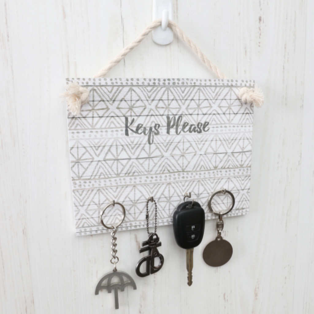 Splosh Tribal 'Key's Please' Hanging Sign | Collectables
