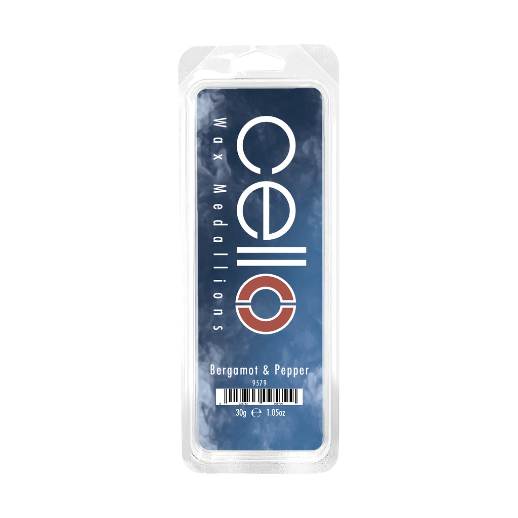 Cello Luxe Wax Medallions Bergamot & Pepper