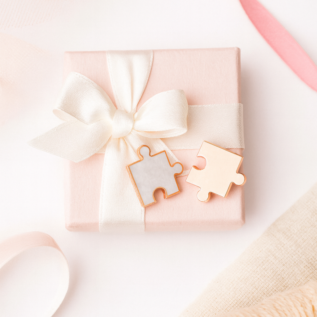 Forever Connected Best Friends Keepsake Pin – Enamel Pins