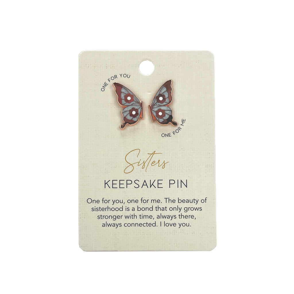 Forever Connected Sisters Keepsake Pin – Enamel Pins