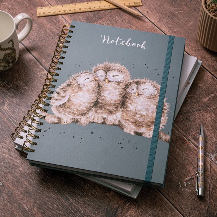 Wrendale Designs A4 Owl Notebook - Owlets | Collectables