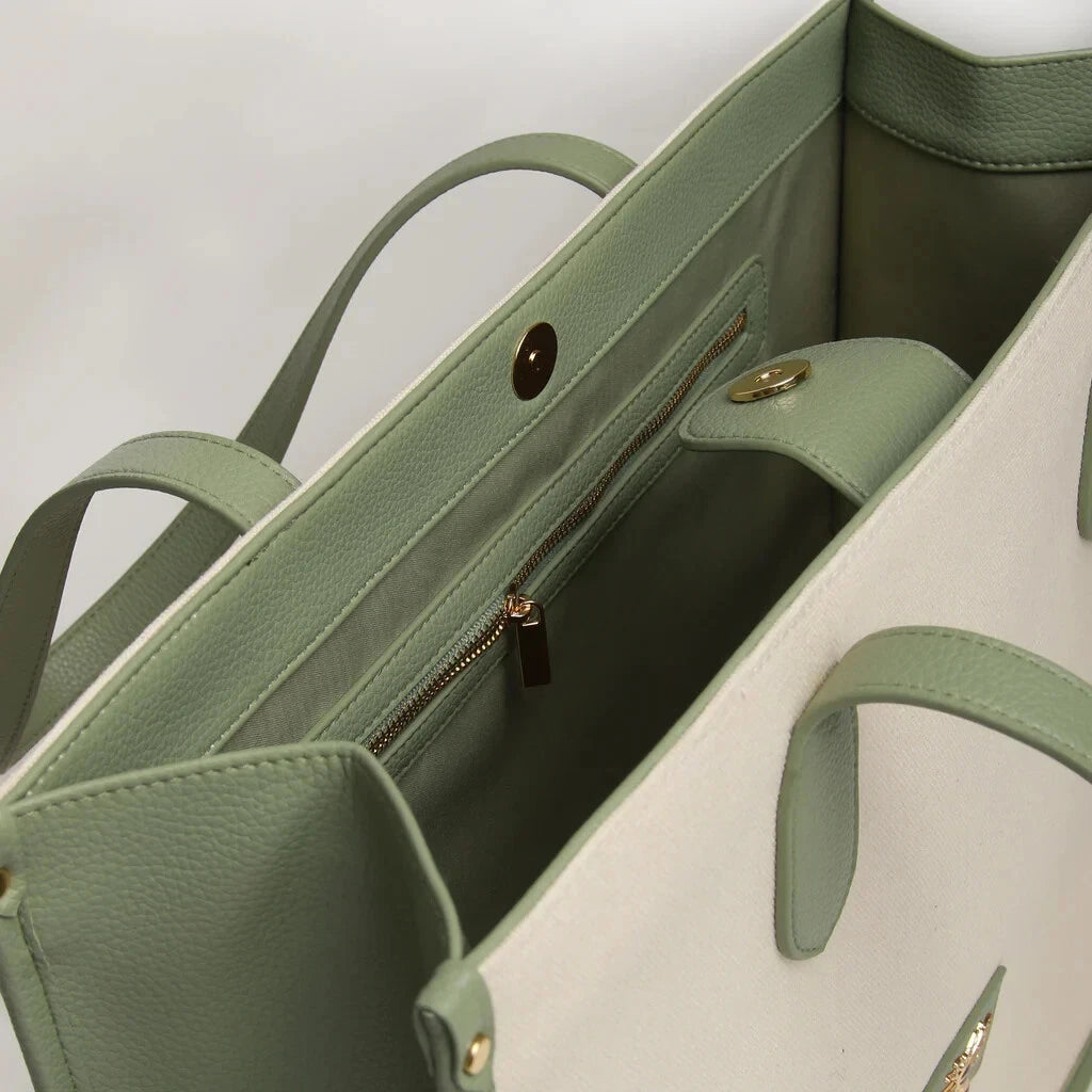 Alice Wheeler Sage - Kingston Canvas tote Bag