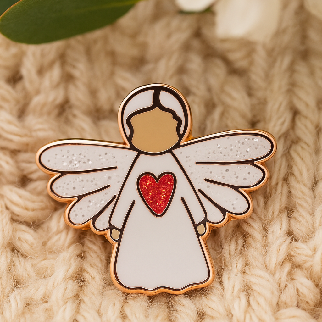 Splosh Angel of Strength Keepsake Pin – Guardian Angel Gift