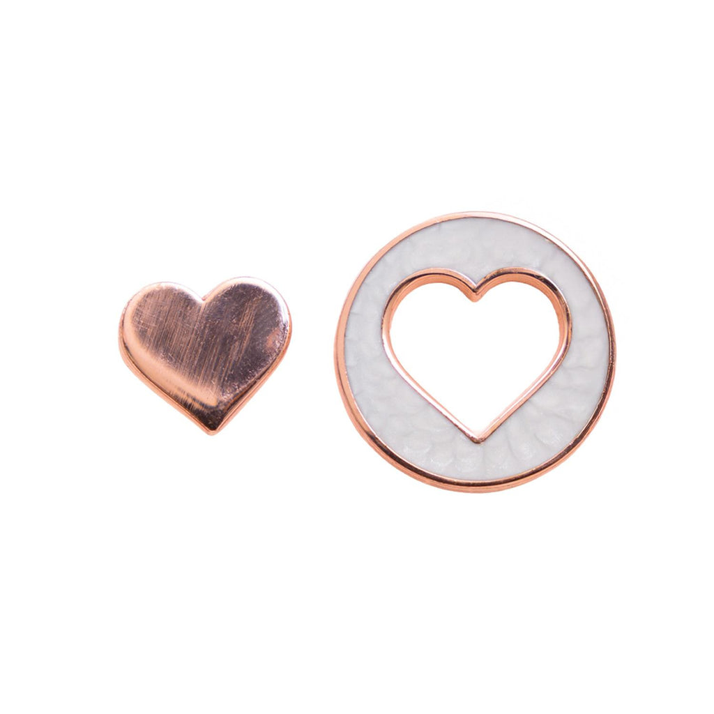 Forever Connected Heart Keepsake Pins – Enamel Pins Gift