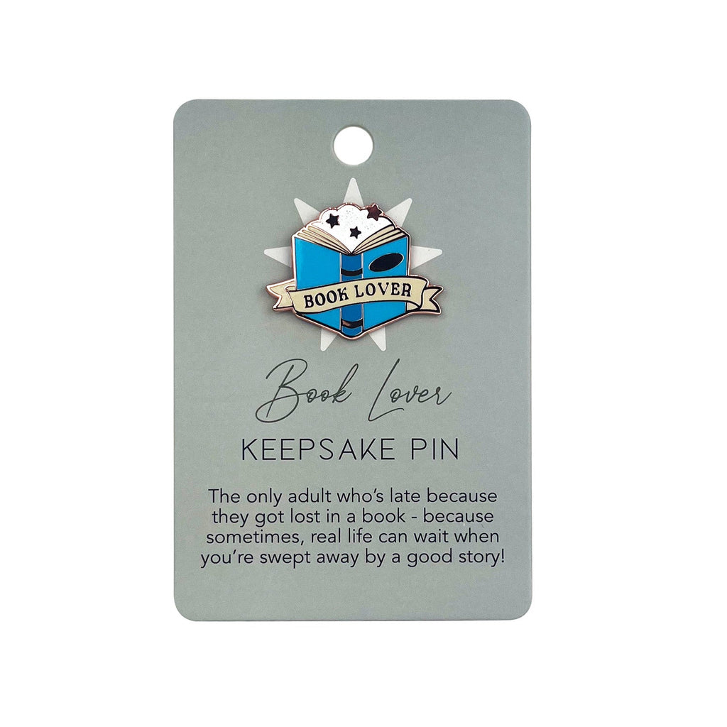 Splosh Book Lover Keepsake Pin – Enamel Pin Badge Gift