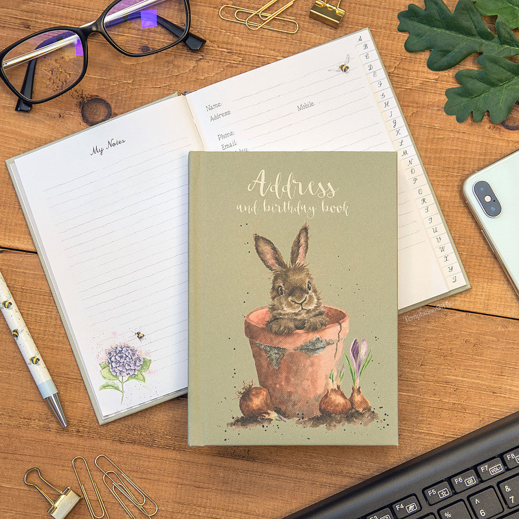 Wrendale Designs The Flower Pot Address Book | Collectables