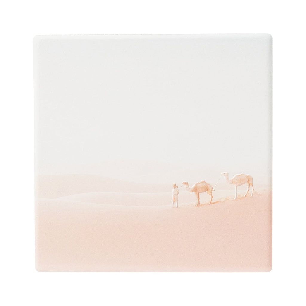 Splosh Modern Oasis Camel Ceramic Coaster