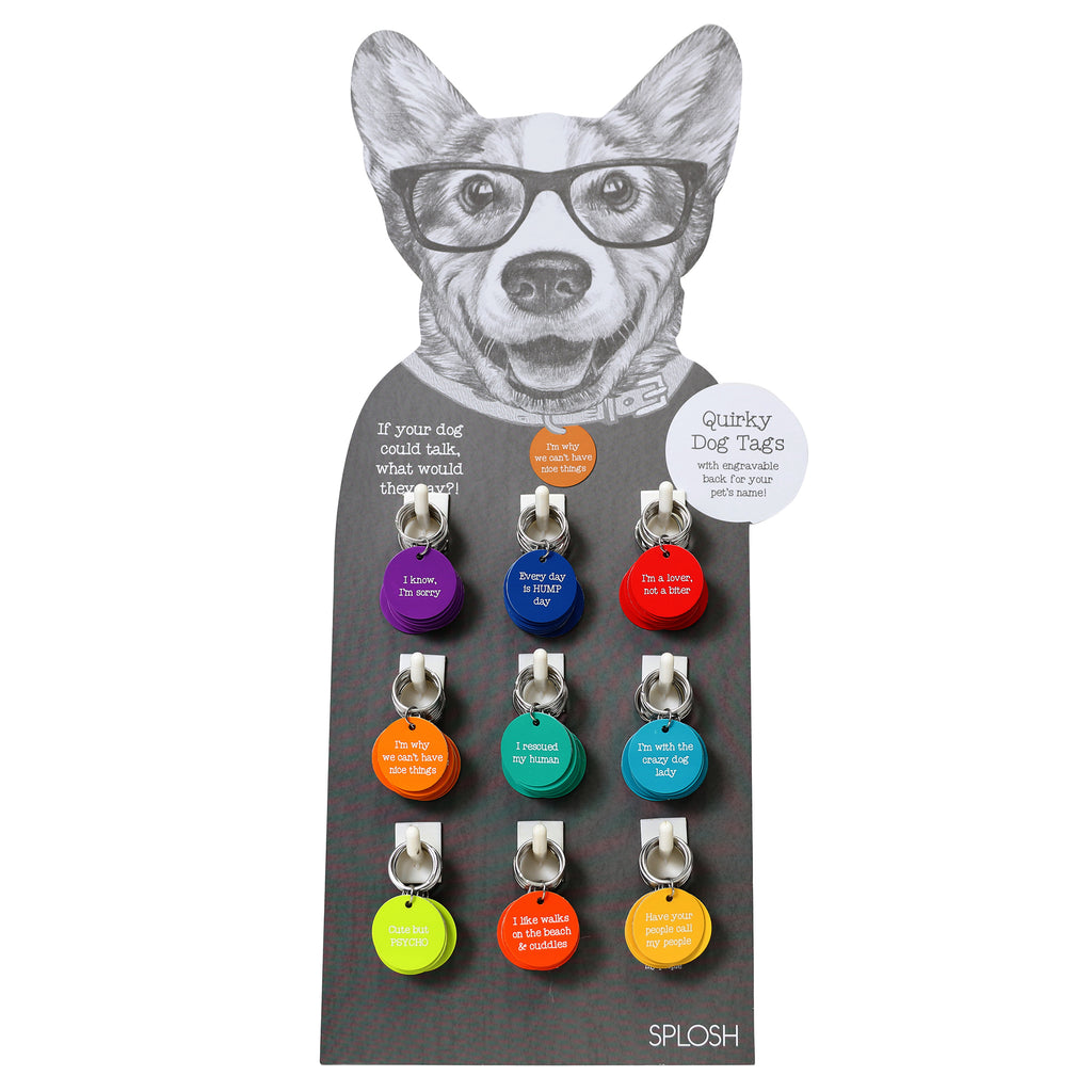 Splosh Dog Tag - Psycho Dog ID Tag | Collectables